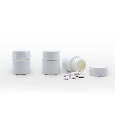 China Arc 30cc Pet Bottle Capsule  21mm White Plastic Bottle for sale