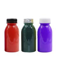 China SCREW CAP 250ml Plastic Juice Bottles UV Electroplated Eco Friendly Juice Bottles for sale