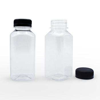 China Screw Caps Plastic Juice Bottles Transparent 350ml 8 Oz Juice Bottles for sale
