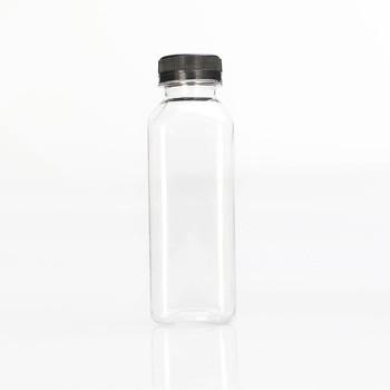 China HDPE 250ml Beverage Small Plastic Drink Bottles 12oz Transparent Pet Bottles for sale