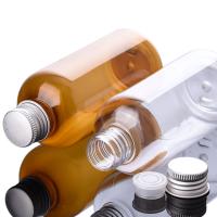 China Aluminum Brown 100ml Shampoo Spray Bottle Amber Personal Care for sale