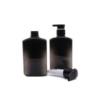 China Black 250ml Oblong Hand Sanitizer Bottle Hand Sanitizer Empty Pump Bottle for sale