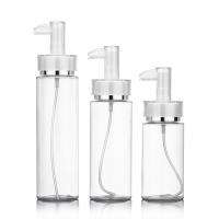 China Acrylic 160ml Lotion Dispenser Bottle Silk Screen 200ml Empty Bottles for sale