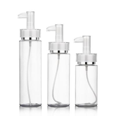China Acrylic 160ml Lotion Dispenser Bottle Silk Screen 200ml Empty Bottles for sale