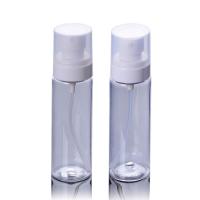 China Clear 80ml Plastic Empty Mist Spray Bottles Silk Screen Printing for sale