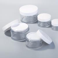 China Pot 10G Small Plastic Makeup Containers Mini Transparent Jar for sale
