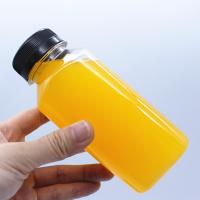 China Transparent 250ml Disposable Plastic Drink Bottles Pet Juice Bottles for sale