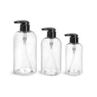 China 750ml Green Hand Sanitiser Pump Bottle Spray Electroplated Shampoo for sale