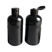 China HDPE Brown Plastic Lotion Bottles 500ml Shampoo Container Bottles for sale