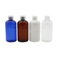 China HDPE Brown Plastic Lotion Bottles 500ml Shampoo Container Bottles for sale