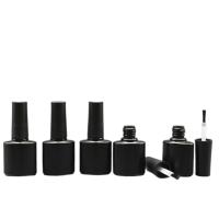 China 40cm Oil Black 5ml Nail Polish Bottles With Brush Hot Stamping for sale