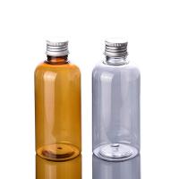 China 4oz Amber Plastic Lotion Bottles Clear Shampoo Bottles for sale