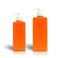 China Clear 750ml Reusable Shampoo Pump Bottles Empty Silk Screen Printing for sale