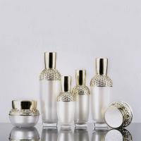 China Acrylic 50ml Large Refillable Shampoo Bottles Plastic Cosmetic for sale