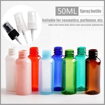 China Pet 50Ml Refillable Travel Spray Bottle Portable Perfume Bottle for sale