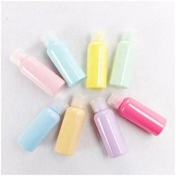 China Macaron 50Ml Refillable Travel Spray Bottle HDPE Mini Refillable Perfume Bottle for sale