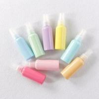 China Macaron 50Ml Refillable Travel Spray Bottle HDPE Mini Refillable Perfume Bottle for sale