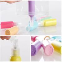 China Round 240ml Color Spray Bottles Travel Spray Bottle 50ml for sale