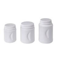 China PE 1000g Wide Mouth Plastic Jars Plastic Powder Bottle for sale