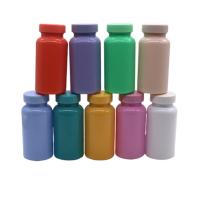 China Black Frosted 250ml Amber Plastic Bottle 150cc Black Plastic Bottle for sale