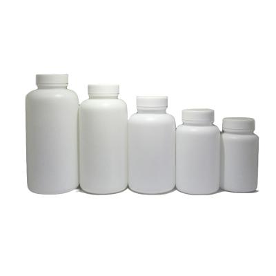 China 2oz 50ml Small Plastic Medicine Bottles White Plastic Pill Containers for sale
