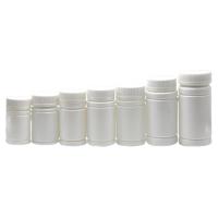 China 2oz 50ml Small Plastic Medicine Bottles White Plastic Pill Containers for sale