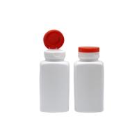 China 2oz 50ml Small Plastic Medicine Bottles White Plastic Pill Containers for sale