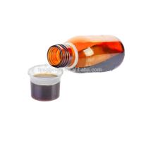 China Cough Syrup 500ml White Plastic Bottle 100ml Amber Plastic Bottles for sale