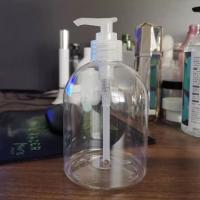 China 500ml Waterless Plastic Foaming Pump Bottles Clear Antibacterial 20cm for sale