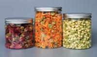China 250g Seal Wide Mouth Plastic Jars 99mm PET Pet Food Containers for sale