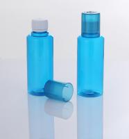 China Flat 250ml Plastic Mouthwash Bottle PE Pink Mini Mouthwash Bottles for sale