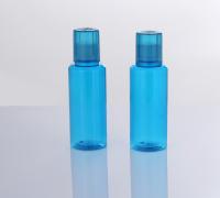 China Flat 250ml Plastic Mouthwash Bottle PE Pink Mini Mouthwash Bottles for sale