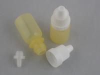 China 8ml Refillable Empty Eye Drop Bottle Round Square White Plastic Liquid Bottle for sale