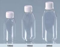 China Syrup Round 100ml Pet Square Bottle Airless Cosmetic Bottles for sale