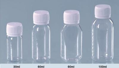 China Syrup Round 100ml Pet Square Bottle Airless Cosmetic Bottles for sale