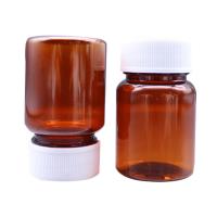 China FDA Solid Pill Plastic Medicine Bottles PE Screw 60ml Plastic Pill Bottles for sale