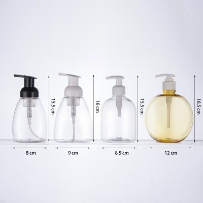 China Press 180ml Plastic Foam Pump Bottle 60ml Clear Screw Cap for sale