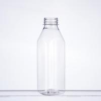 China Fat Cup 300ml Plastic Juice Bottles FDA Disposable Beverage Bottles for sale