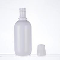 China Oral 120ml Plastic Cosmetic Bottles Square Electroplating Mouth Wash Bottle for sale