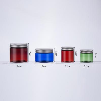China 100ml FDA Wide Mouth Bottle 90ml Round Plastic Jars With Lids for sale