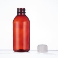 China Brown 120ml Oral Liquid Medicine Bottles Anti Theft Fda for sale