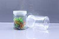 China 600g Medical Wide Mouth Cans Transparent Plastic Food Jars for sale
