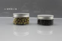 China Small 30g Wide Mouth Plastic Jars Transparent Silk Screen for sale