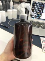 China PET 60ml Eco Friendly Shampoo Packaging Amber Plastic Refillable Shampoo Bottles for sale