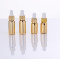 China Brown Gold 15~100ml Dropper Bottle Round PET Plastic Dropping Bottles For medicine for sale