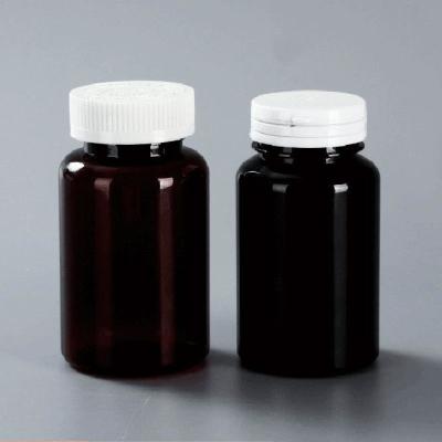 China Health Care Brown Pet Bottle Medicine Packaging Bottle 200ml 225ml for sale