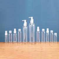 China PET Plastic Lotion Bottles Boston Round Bottle 20~120ml Clear For Emulsion for sale