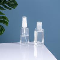China 30ml 50ml 60ml Portable Empty Plastic Shampoo Bottle Round Flat Or Trapezoid Bottle for sale