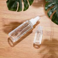China Mini Plastic Flat Shoulder Clear PET Spray Bottle 10~150ml Travel Spray for sale