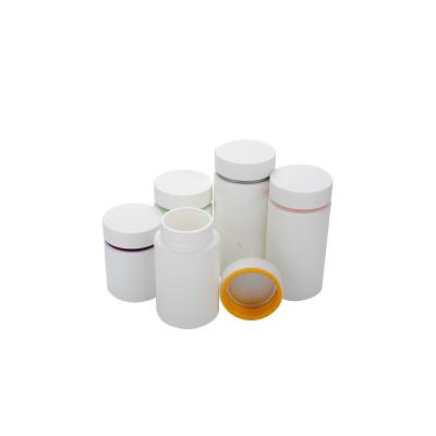 China Screen Printing 150ml Plastic Medicine Pill Bottles White PET for sale